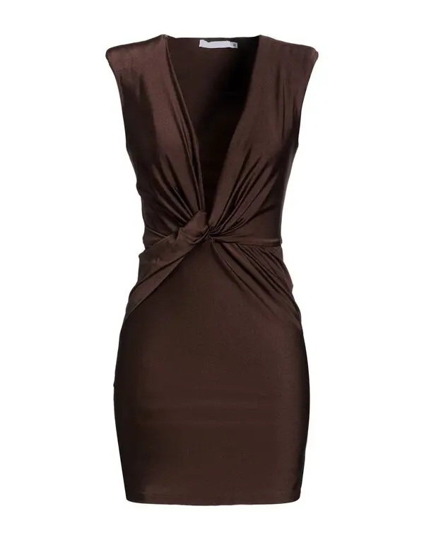 HOUSE OF AMEN Mini Dress Dark Size Polyamide, Elastane