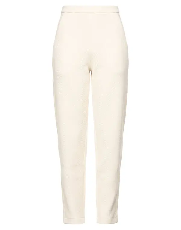 Max Mara Pants Cream Size Cotton, Polyester