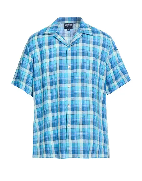 Vilebrequin Shirt Azure Size Linen
