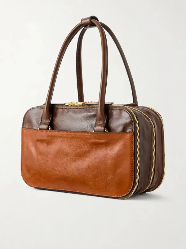 Marni Boxyne Multi-leather Shoulder Bag