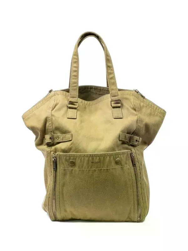 Saint Laurent Downtown Tote Bag - Neutrals
