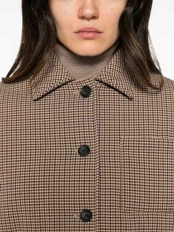 WHITE SAND Checked Jacket