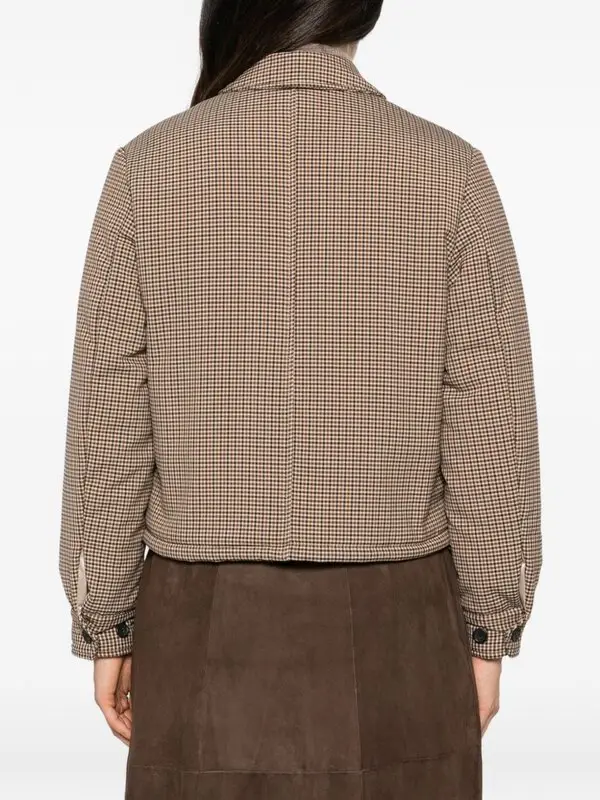 WHITE SAND Checked Jacket