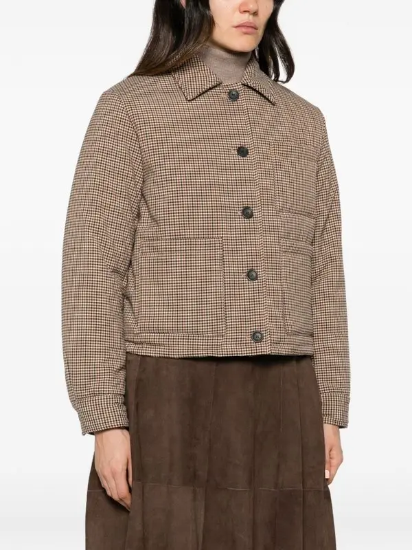 WHITE SAND Checked Jacket