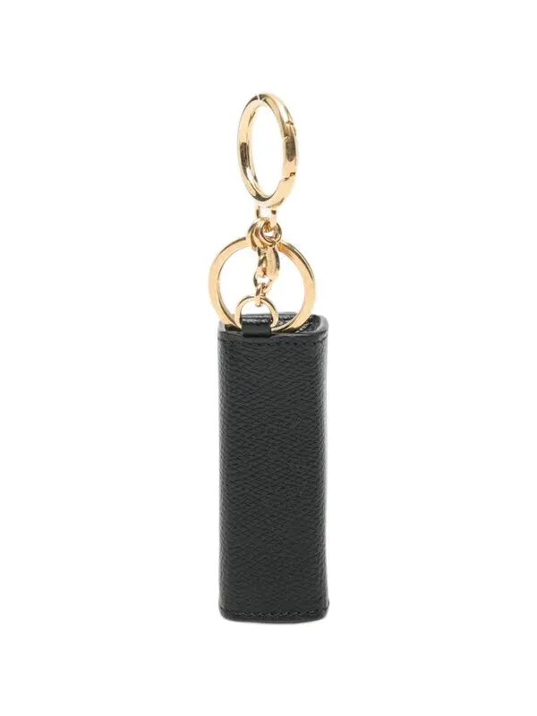 Valentino Garavani Vlogo Signature Leather Lipstick Keychain