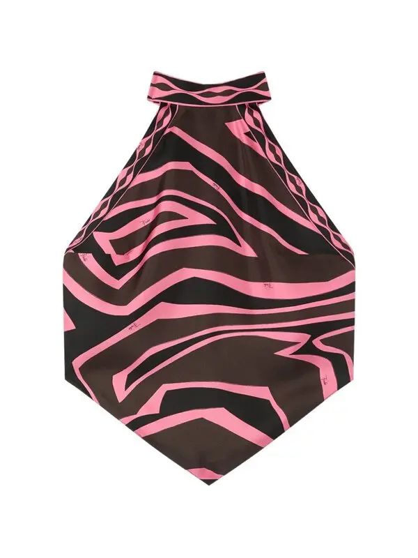 Emilio Pucci Printed Silk Top