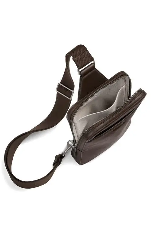 Shinola Canfield Leather Crossbody Bag - Brown