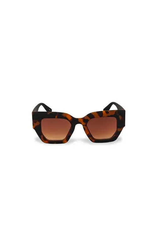 CAMPO MARZIO ROMA 1933 Agnese Fashionable & Lightweight Geometric Shape Sunglasses - Turtle
