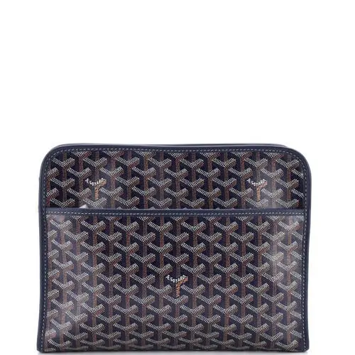 Goyard Jouvence Toiletry Pouch Coated Canvas Gm - Blue