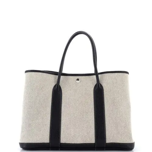 Hermès Garden Party Tote Toile And Leather 36