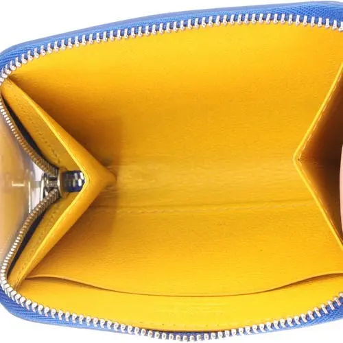 Goyard Matignon Zip Wallet Coated Canvas With Leather Pm