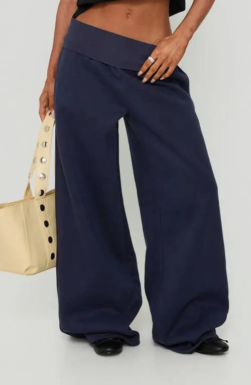 Princess Polly Lockie Foldover Baggy Track Pants