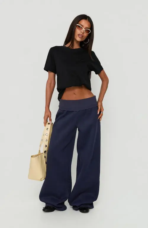 Princess Polly Lockie Foldover Baggy Track Pants