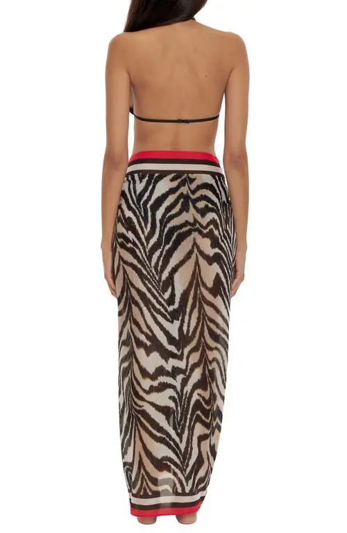 BECCA By Rebecca Virtue Print Sarong Cover-up