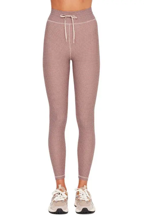 The Upside Palacio Midi Leggings - Check