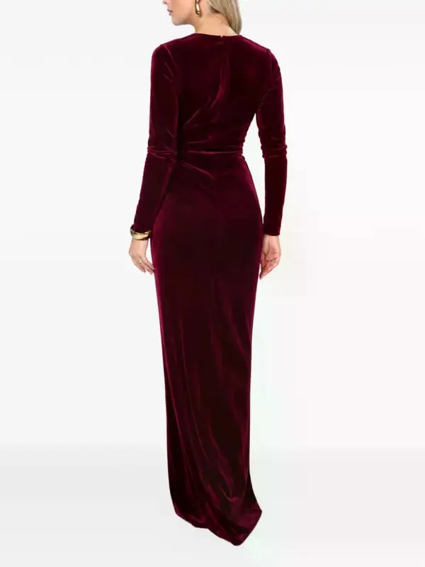ROSERRY Twist-detail V-neck Maxi Dress