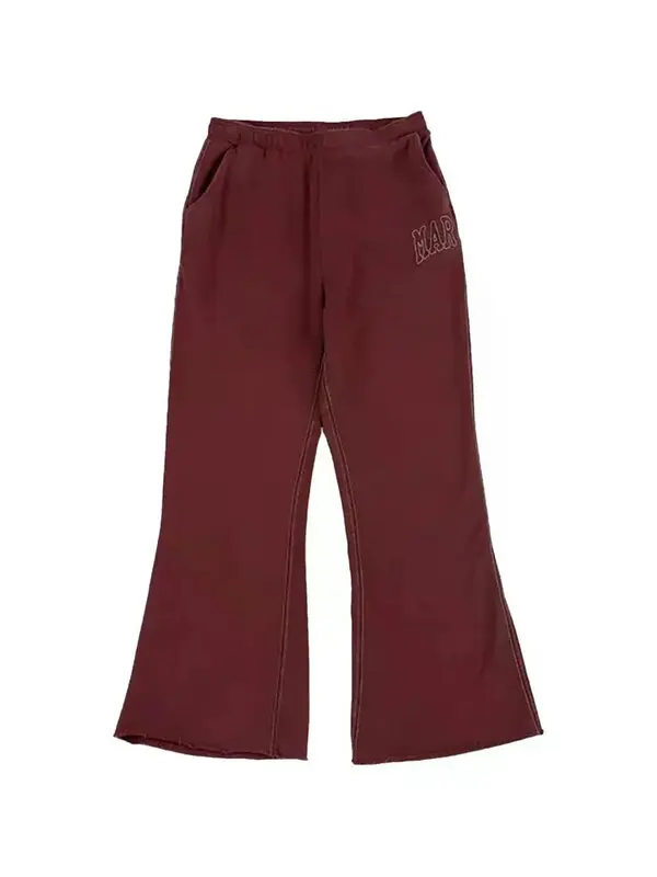 MARKET Big Stitch Open-leg Track Pants - Red
