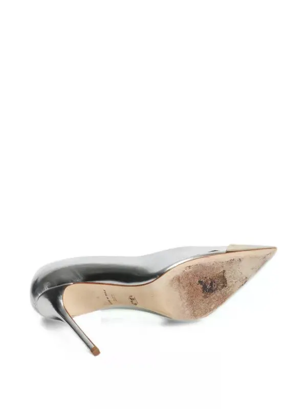 Dior Pointed Chrome Pumps