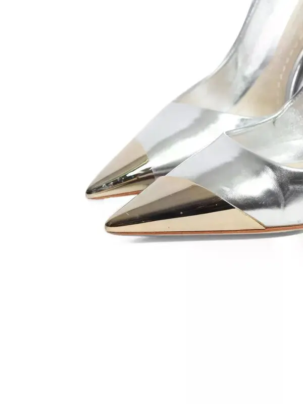 Dior Pointed Chrome Pumps