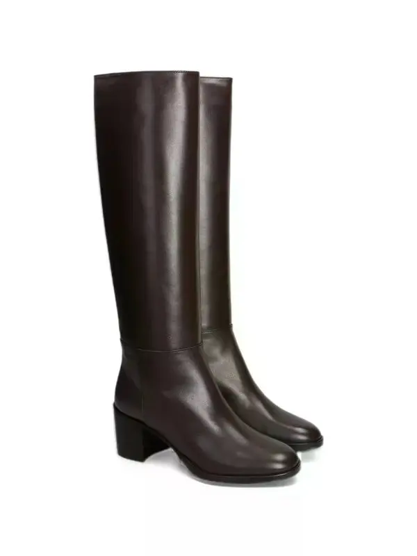 VIA ROMA 15 Leather Knee-high Boots