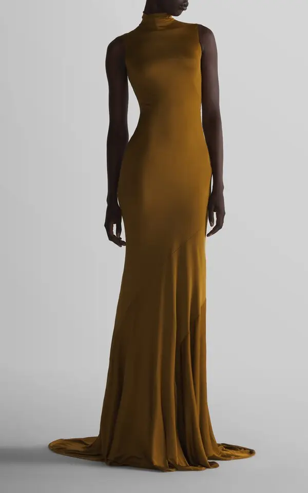 MUGLER High-neck Gown