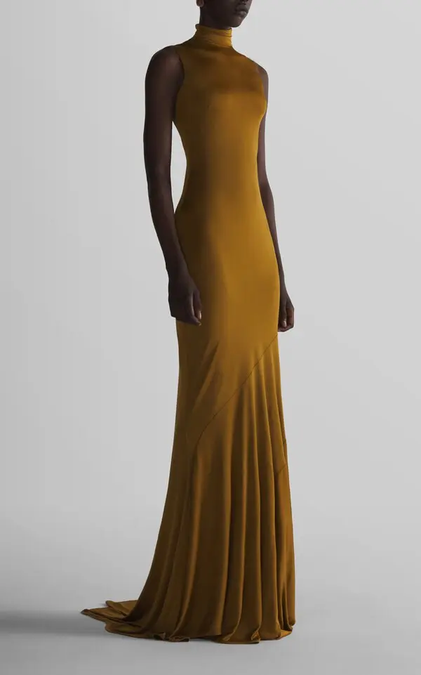 MUGLER High-neck Gown