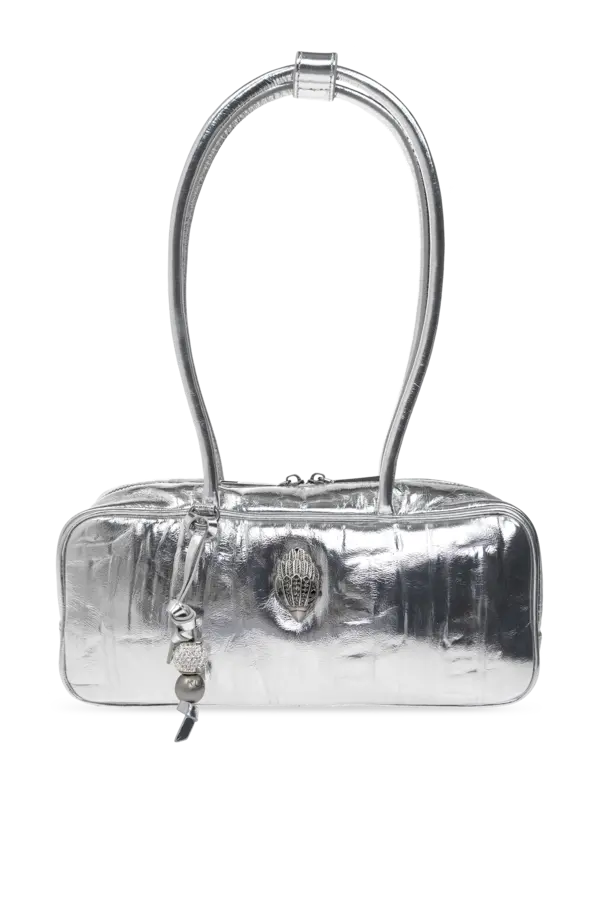 Kurt Geiger Celia Small Duffle Shoulder Bag - Silver