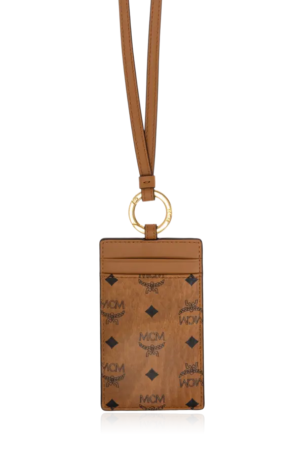 Mcm Card Holder With Lanyard