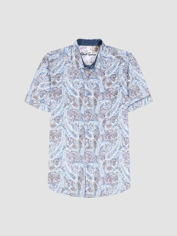 Robert Graham Melrose Paisley Short-sleeve Shirt