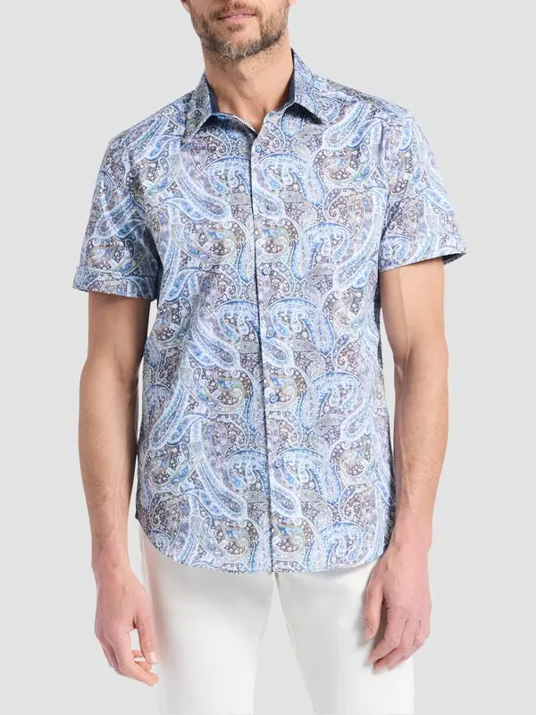 Robert Graham Melrose Paisley Short-sleeve Shirt