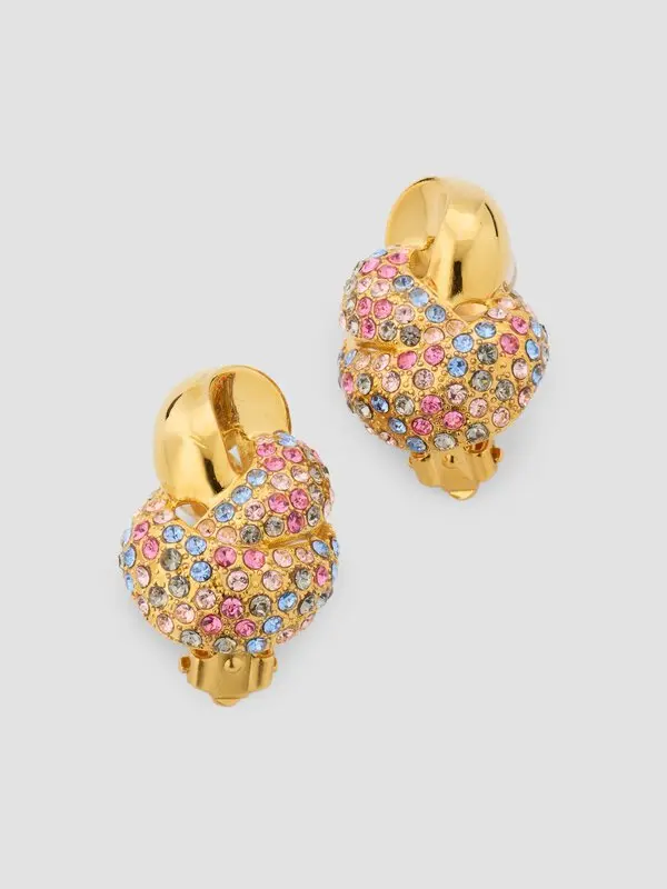 Oscar De La Renta Love Knot 2.0 Earrings - Multi