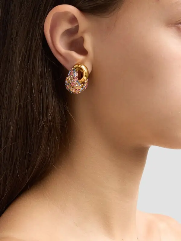 Oscar De La Renta Love Knot 2.0 Earrings - Multi