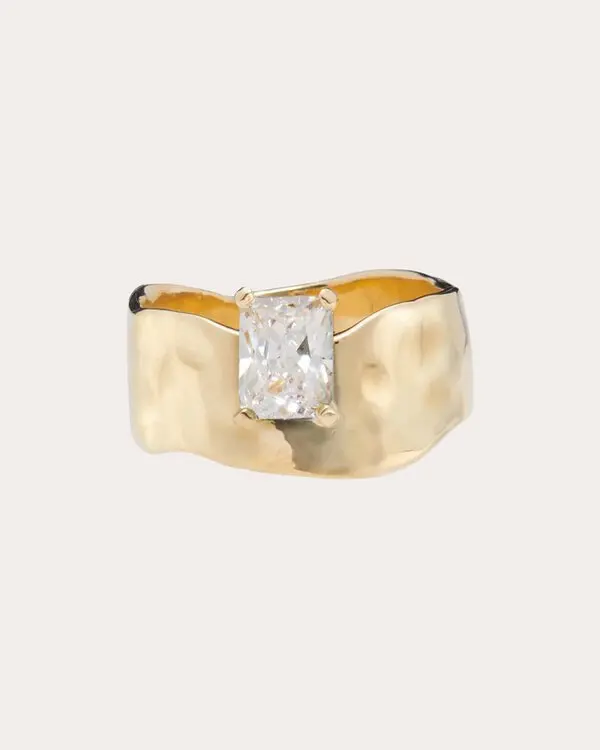 Lady Grey Cubic Zirconia Wade Ring
