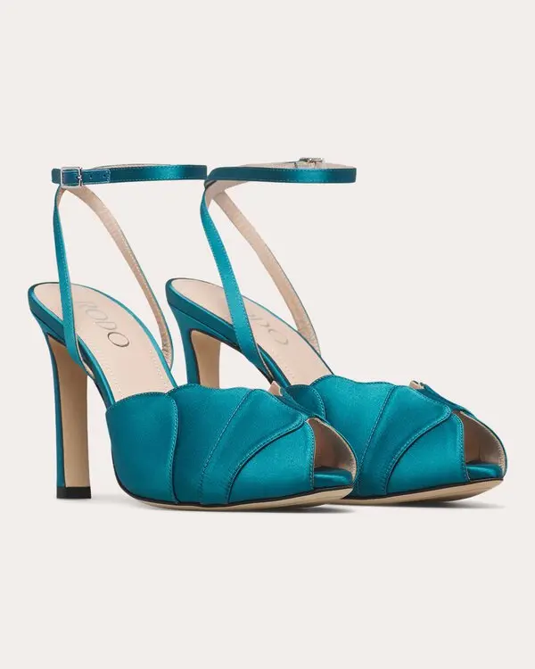 Rodo Tricia 100 Petal Satin Platform Sandal