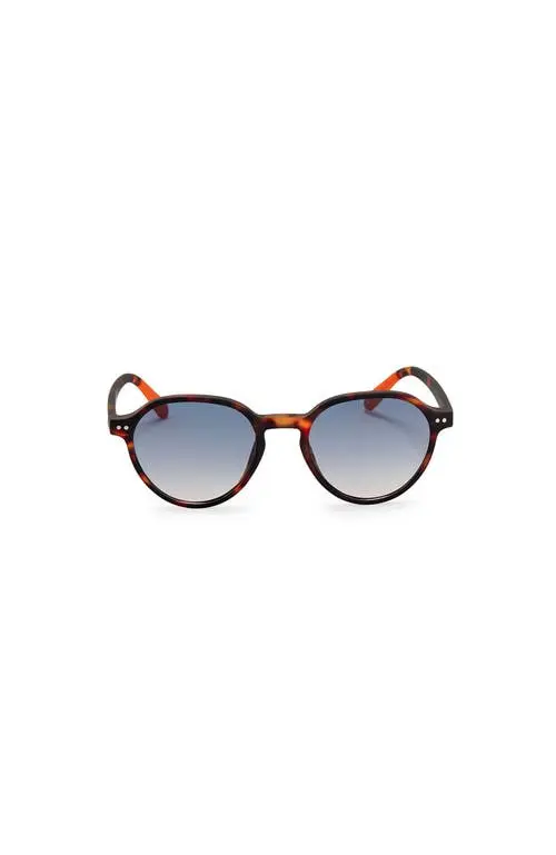 CAMPO MARZIO ROMA 1933 Immanuel Lightweight & Fashionable Round Uv Protection Sunglasses - Turtle