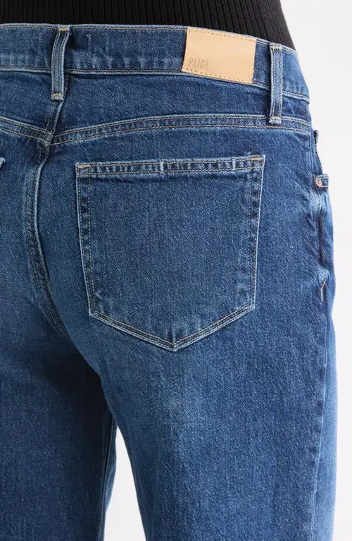 Paige Dana Low Rise Relaxed Ankle Straight Leg Jeans