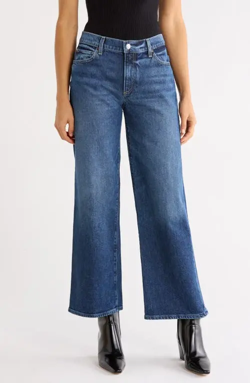 Paige Dana Low Rise Relaxed Ankle Straight Leg Jeans - Jetty