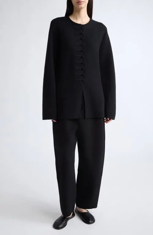 LISA YANG Han Fu Cashmere Cardigan - Black