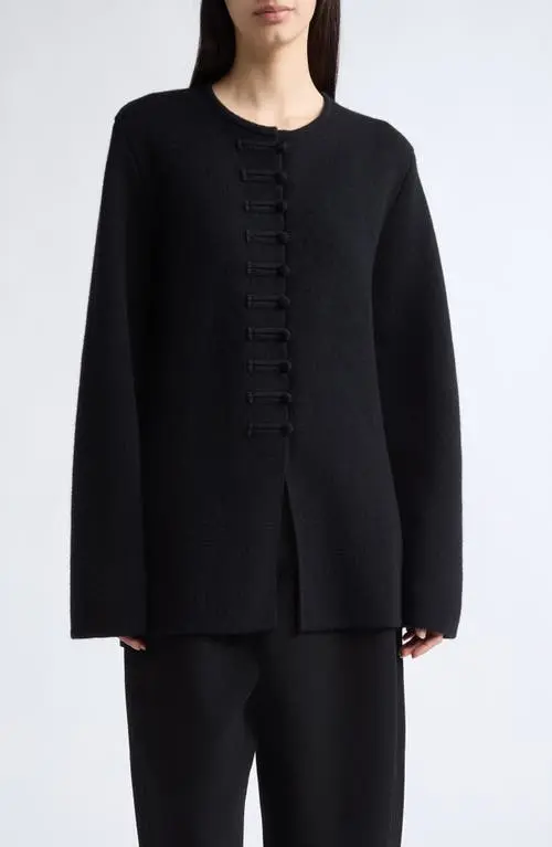 LISA YANG Han Fu Cashmere Cardigan - Black