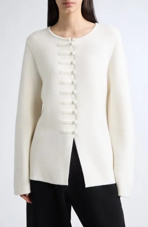 LISA YANG Han Fu Cashmere Cardigan - Cream