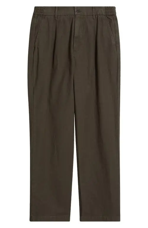 ALEX CRANE Pac Easy Wide Leg Organic Cotton Ripstop Pants - Juniper