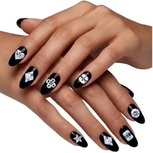 XPNAIL 2-pack Nail Polish Strips Set32ct - Midnight Jewels