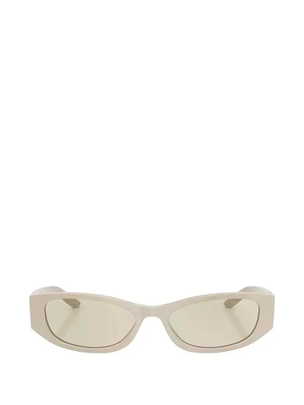 Prada Geometric-frame Sunglasses - Neutrals