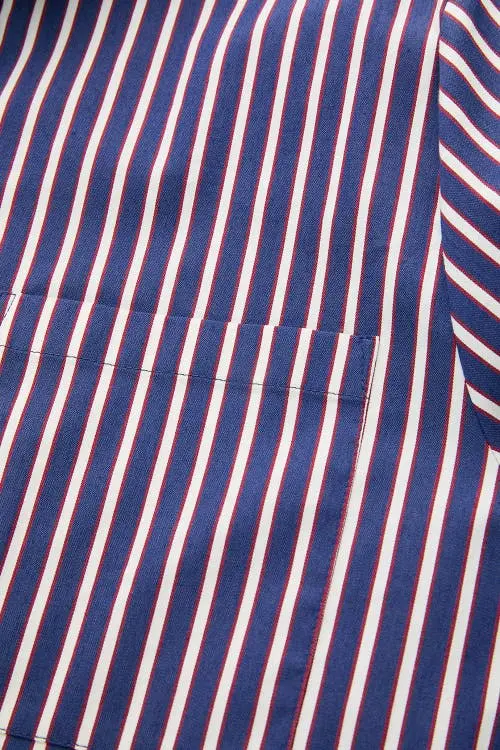 EXQUISE Long Sleeve Button-front Shirt