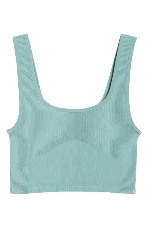 Lunya Seamless Modal Flow Cropped Tank - Musing Moss