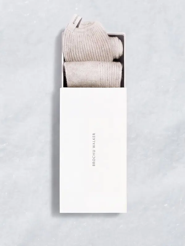 Brochu Walker The Ribbed Cashmere Socks