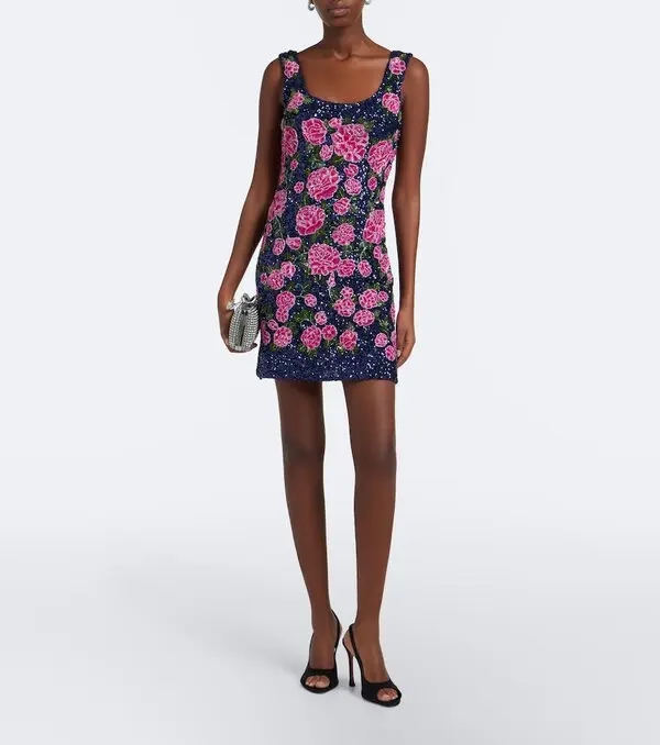 LA FUORI Là Fuori La Nuit Embellished Minidress