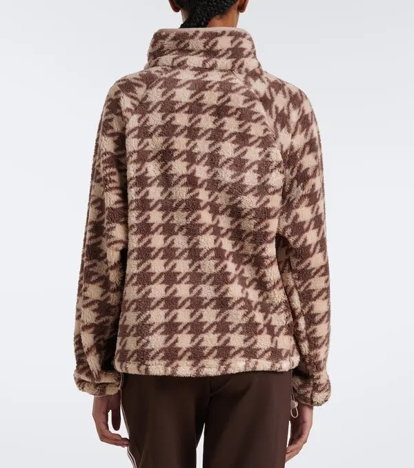 The Upside Palacio Harlow Houndstooth Fleece Sweater