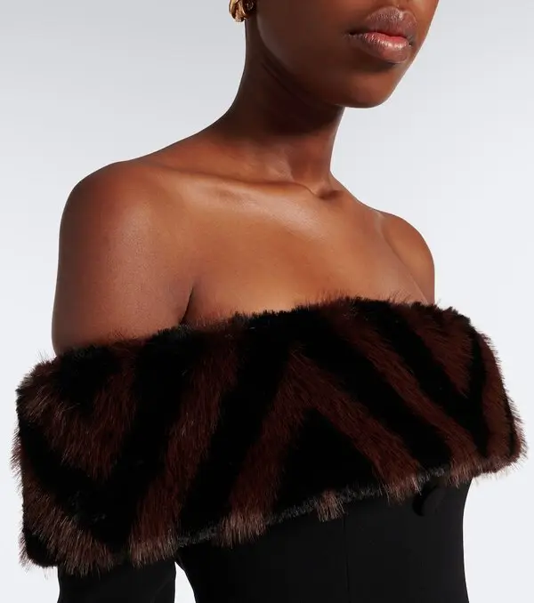 Retrofete Elspeth Off-shoulder Minidress