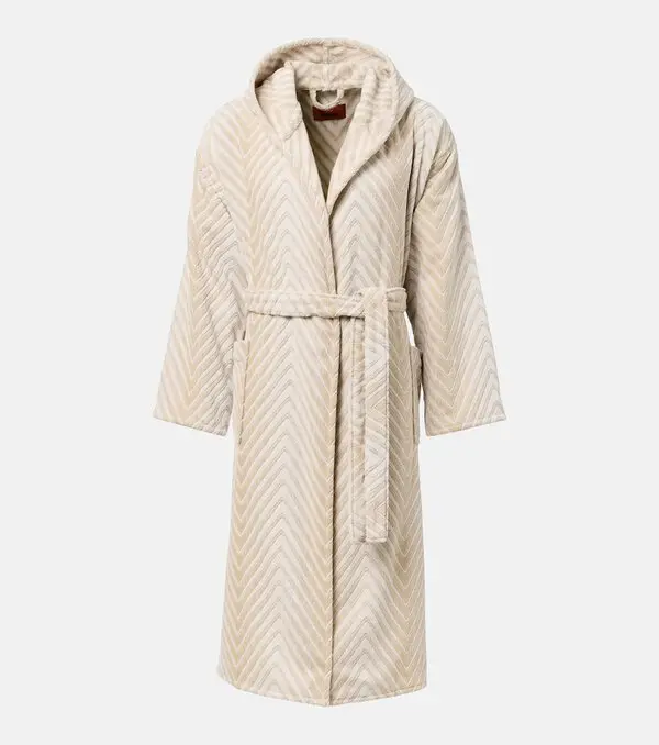 Missoni Ziggy Cotton Terry Bathrobe - Multicoloured